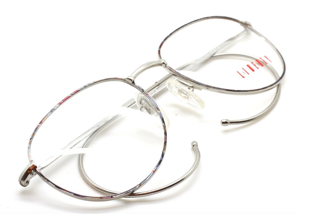 Liberty Panto Shaped Frames in Multi and Silver With Curlsides - Etsy
