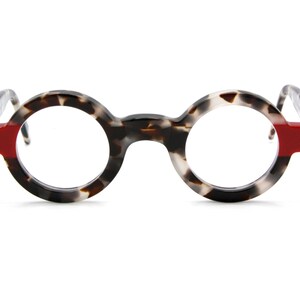 Round Tortoiseshell Effect Acetate Eyewear Handmade in Germany by ...