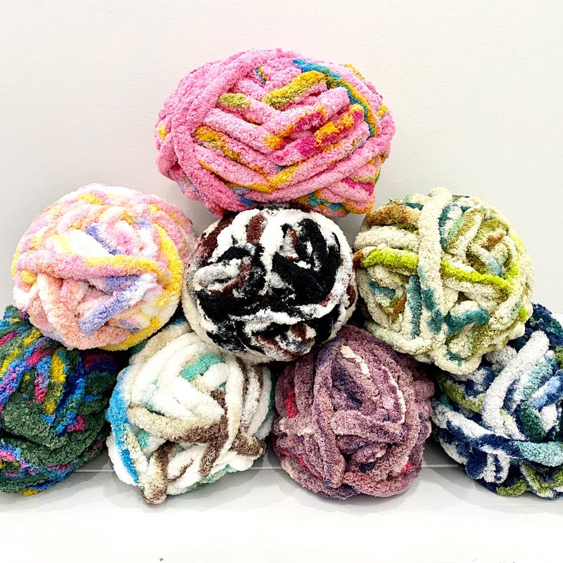 Tie Dye Chunky Yarn - Etsy