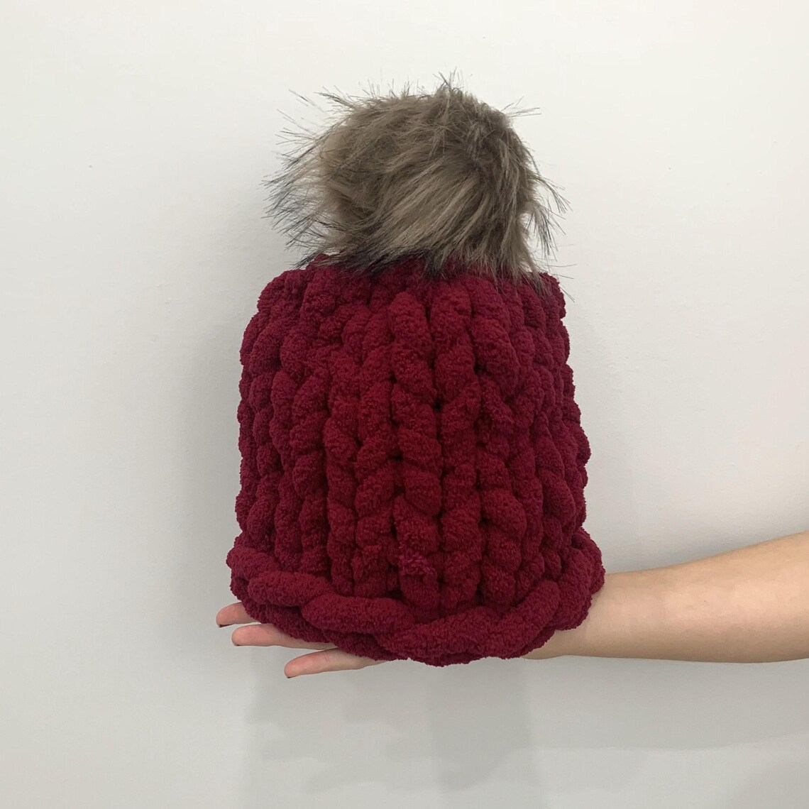 Chunky Chenille Hat Pattern & Video Tutorial - Etsy