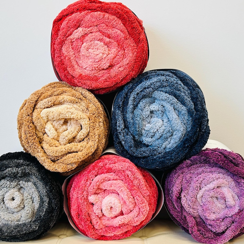 Chunky Wool Yarn Ombre - Etsy