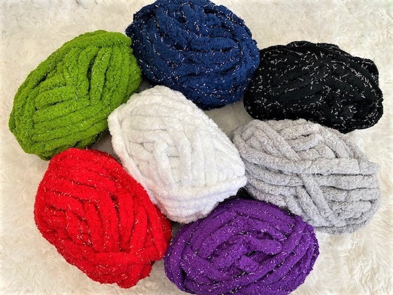 Chenille knitting wool store