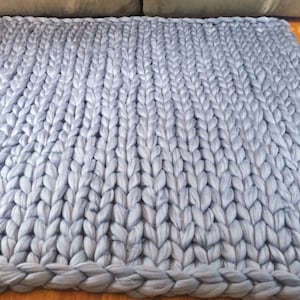 Chunky Rug, Chunky Knit Carpet, Giant Knit Throw, Jumbo Knit Carpet ...