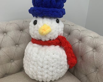 Chenille Snowman - Etsy