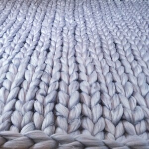 Chunky Rug Chunky Knit carpet Giant knit throw Jumbo knit | Etsy