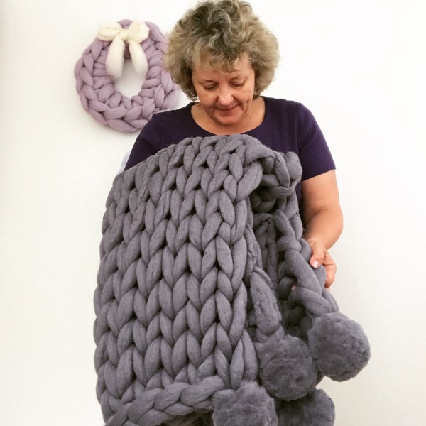 Merino Wool Blanket - Etsy