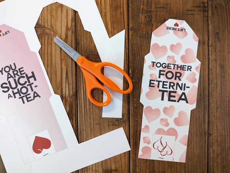 Printable Tea Bag Pouches With Punny Tea Sayings Fast DIY - Etsy