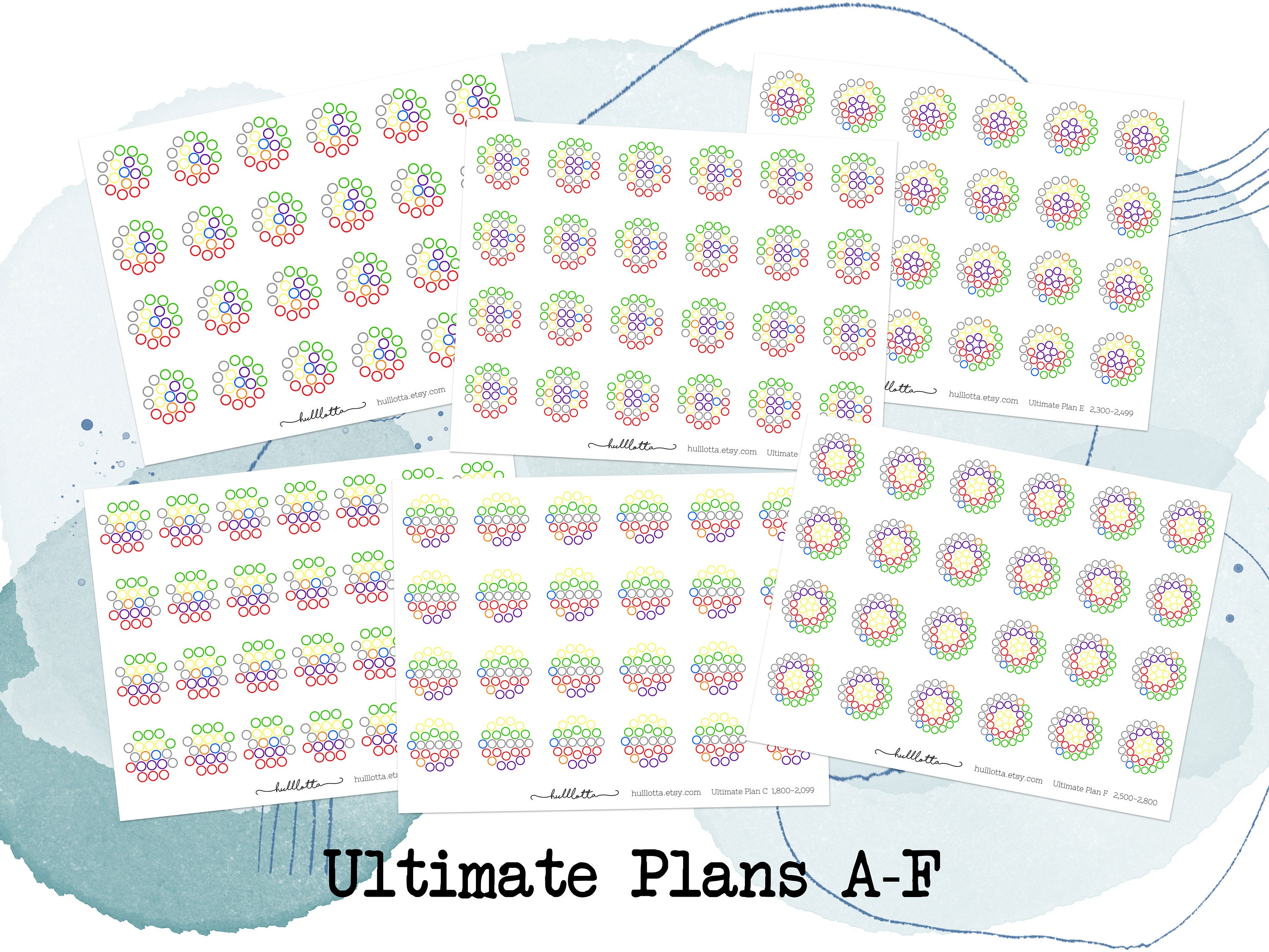 Color-coded Portion Control Trackers: 21 Day Nutrition Plans (PDF ...