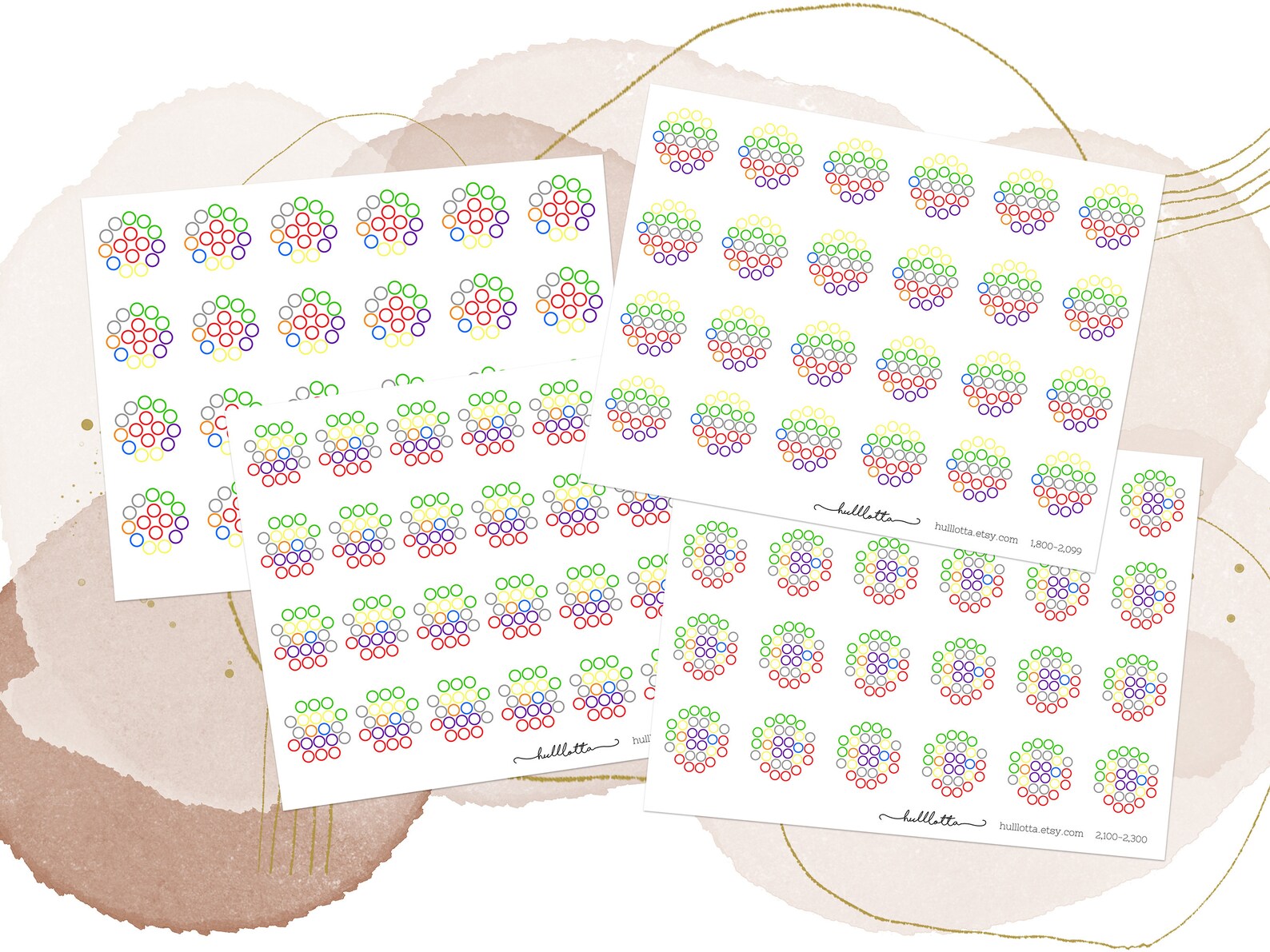 Color-coded Portion Control Trackers: 21 Day Nutrition Plans (PDF ...