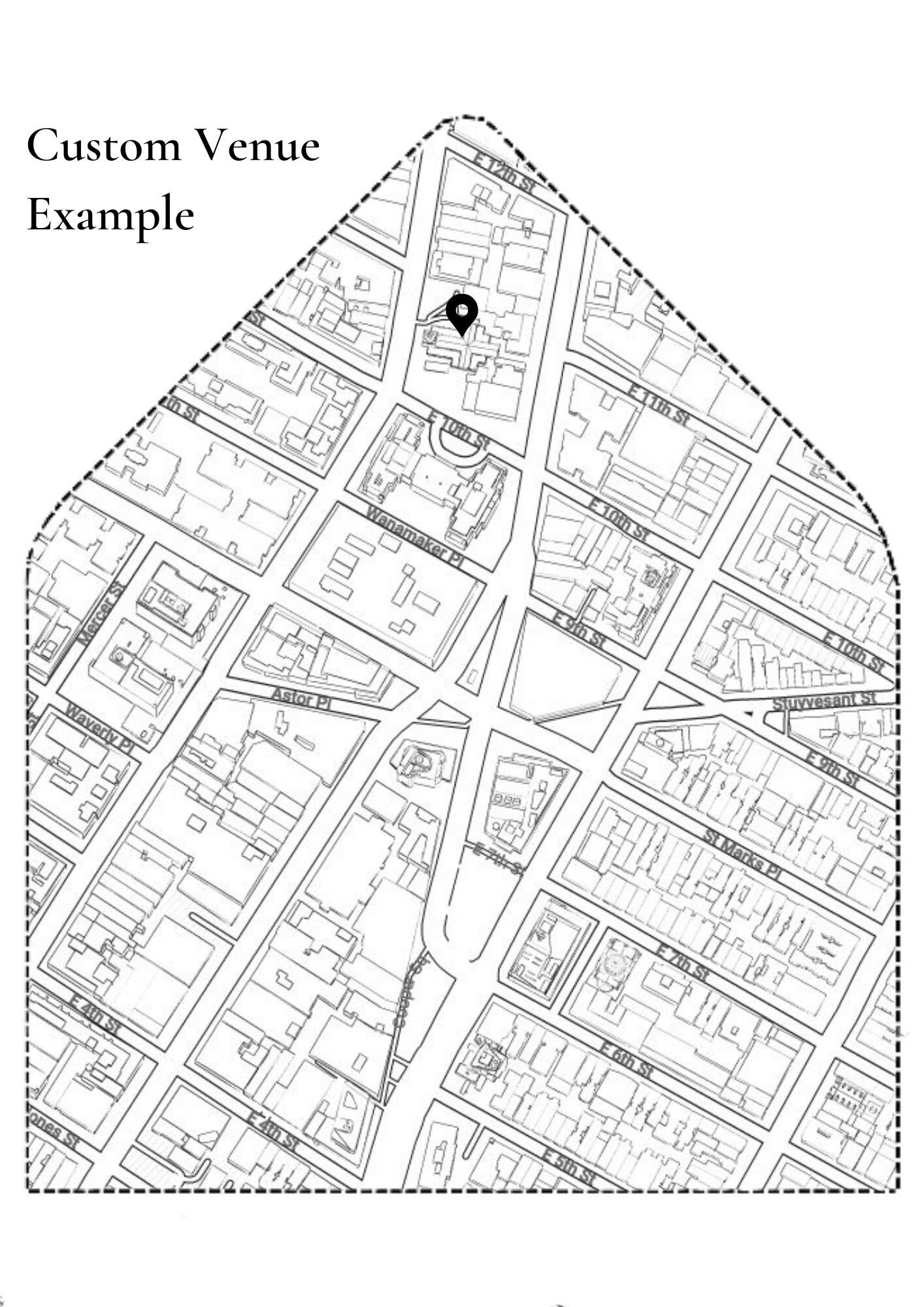 Custom Street Map Envelope Liner (digital Download) 1 Style/size - Etsy