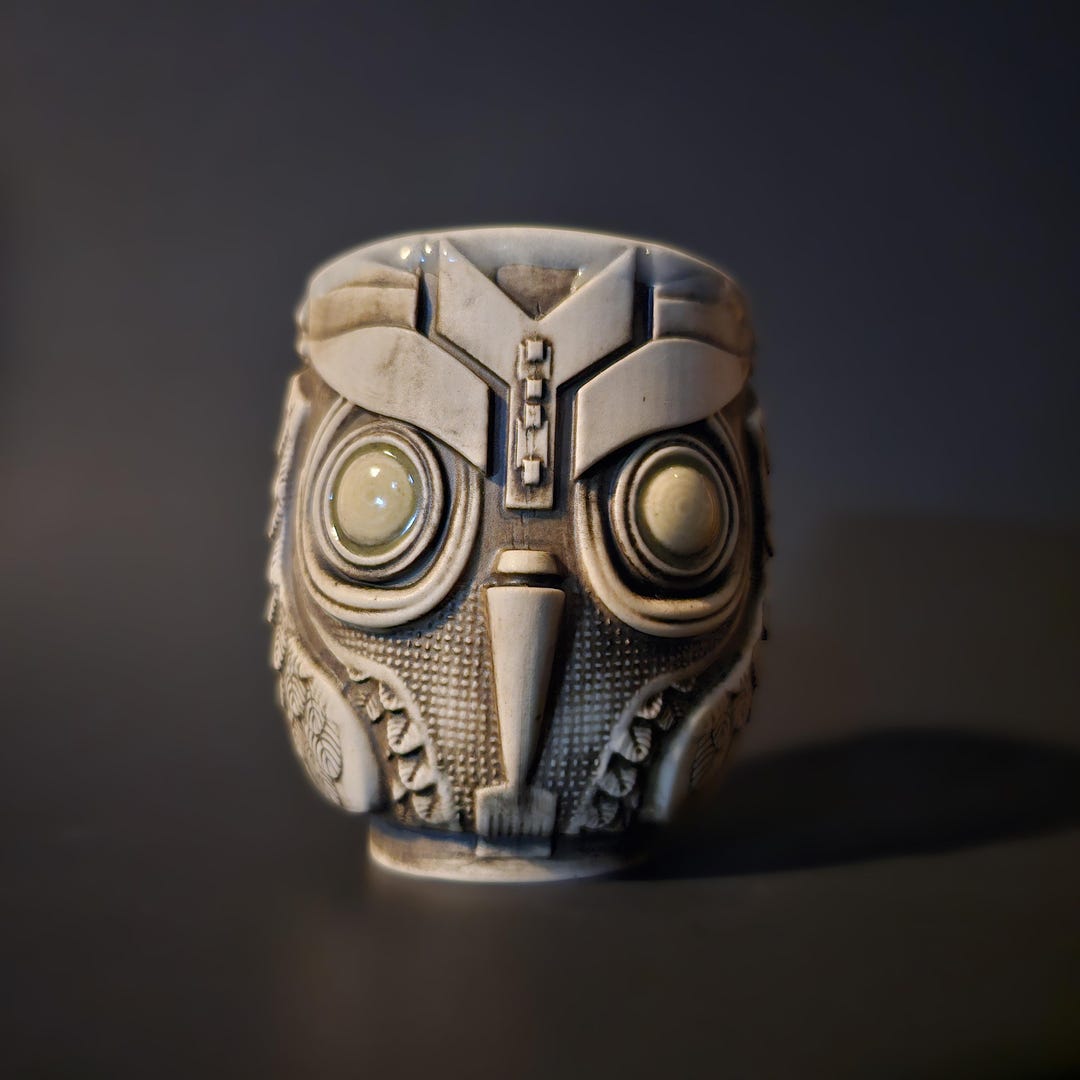 Owl Latte Cup - Etsy