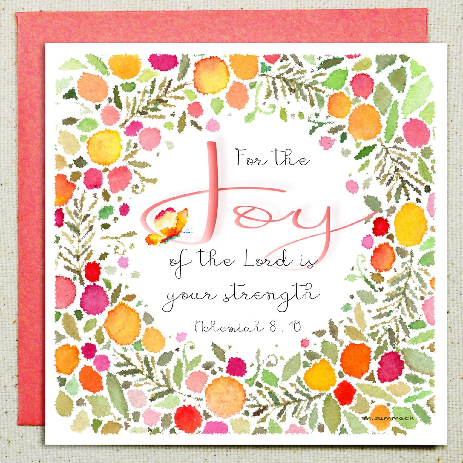 Bible Scripture Note Cards Bible Verse Note Card Featuring - Etsy