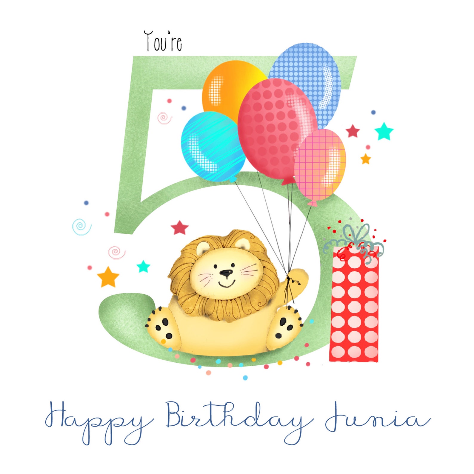 Personalized Children's Birthday Card Cute Personalized - Etsy Canada