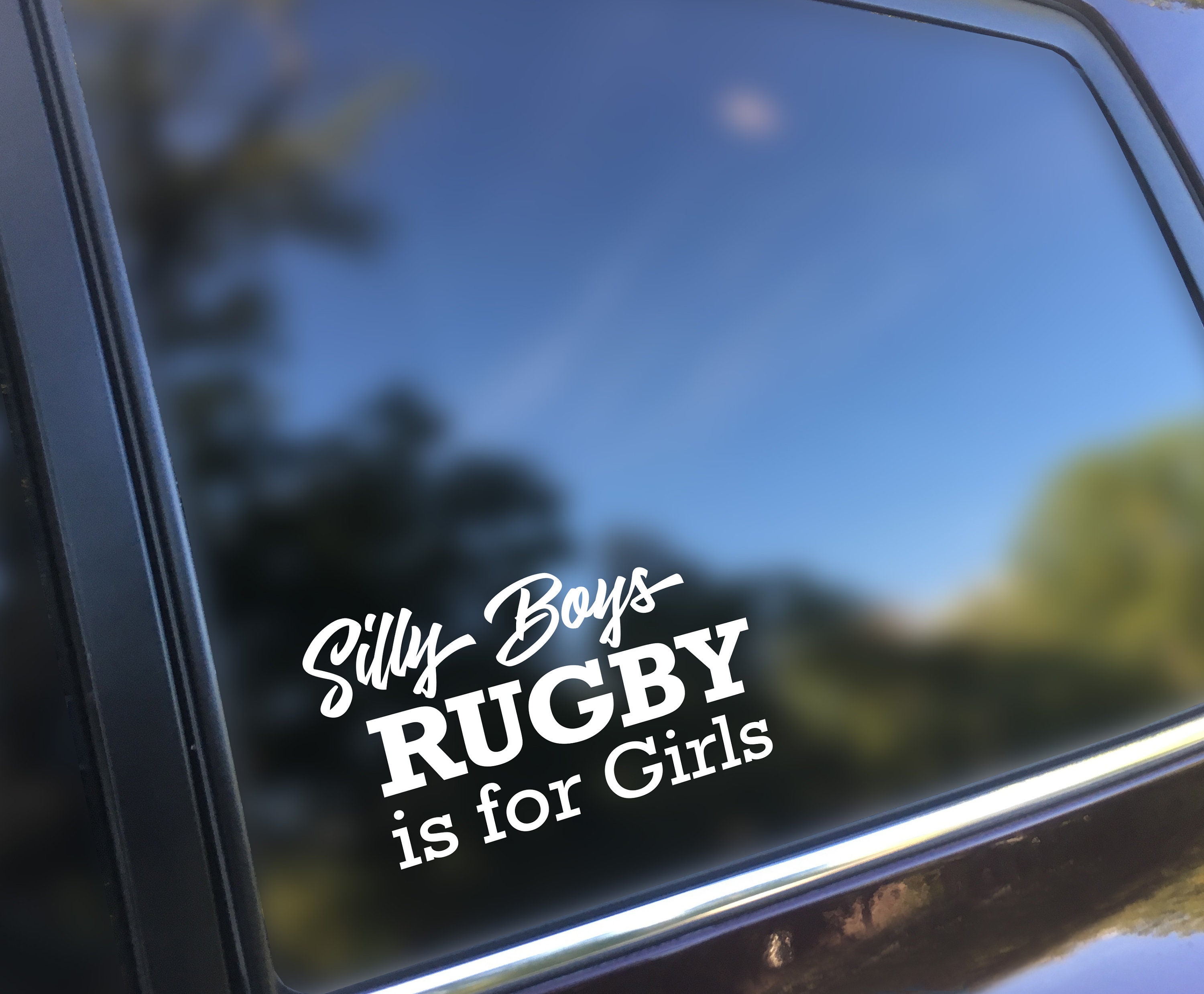 Rugby Window Decal