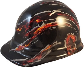 Blue Denim Hydro Dipped Cap Style Hard Hat With Tote | Etsy