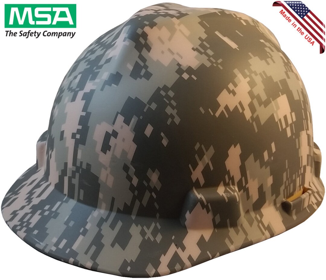 MSA Camouflage American Hard Hats ACU Design With Ratchet Suspension - Etsy