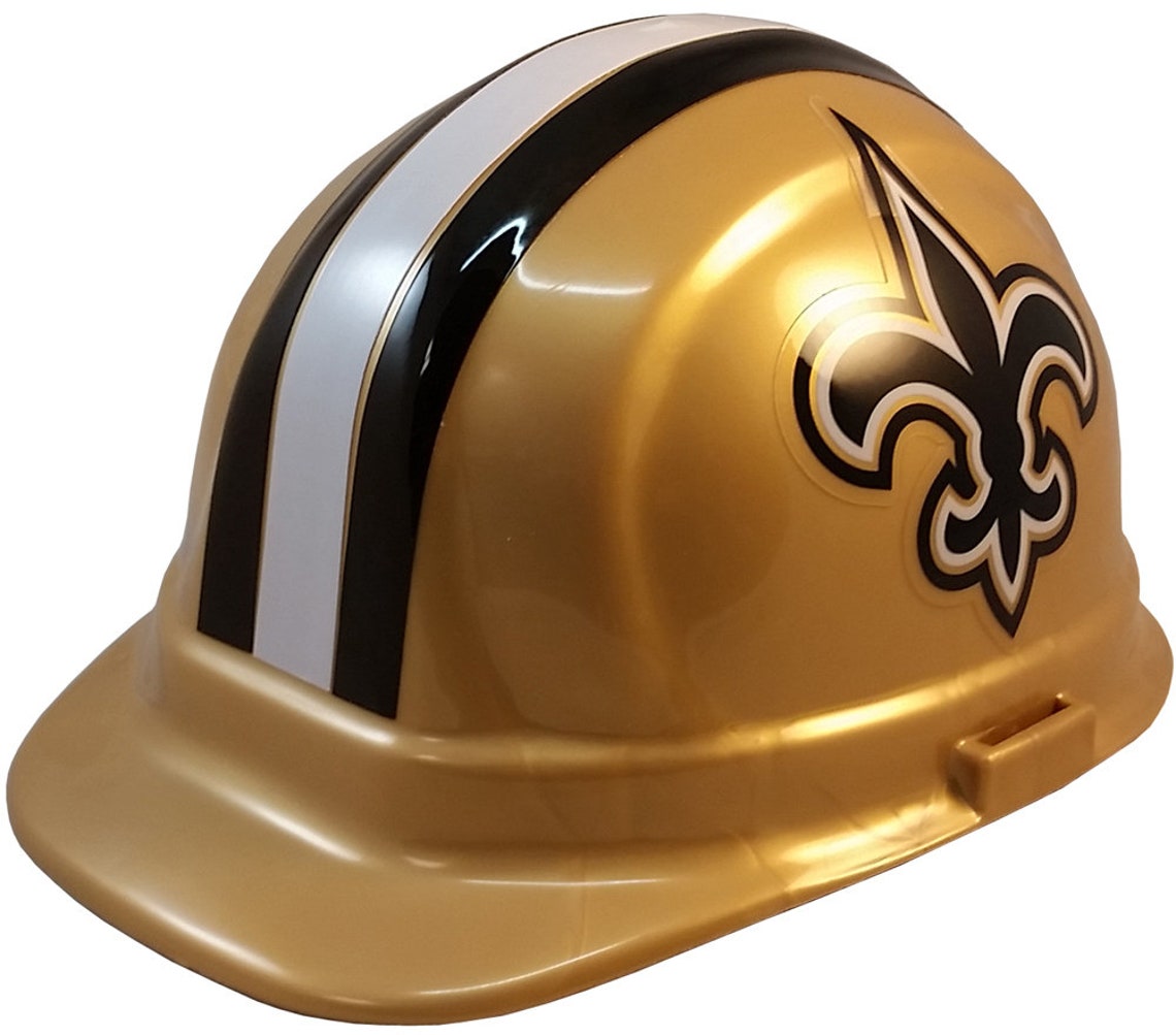 New Orleans Saints NFL Hard Hat W/ Ratchet Suspension - Etsy