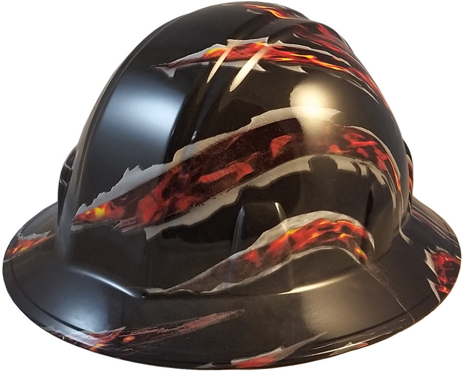 Rip and Tear Full Brim Hydro Dipped Hard Hats With Tote - Etsy