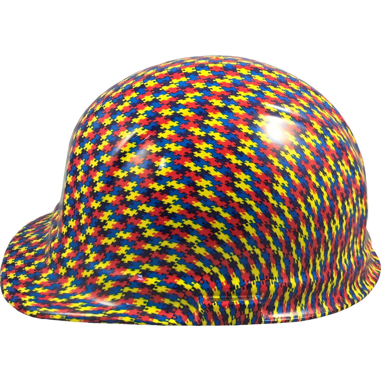 Autism Puzzle Hydro Dipped Hard Hats Cap Style Design With - Etsy