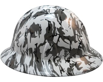 Multicam Camo Hydro Dipped Hard Hats Full Brim Style With Tote | Etsy