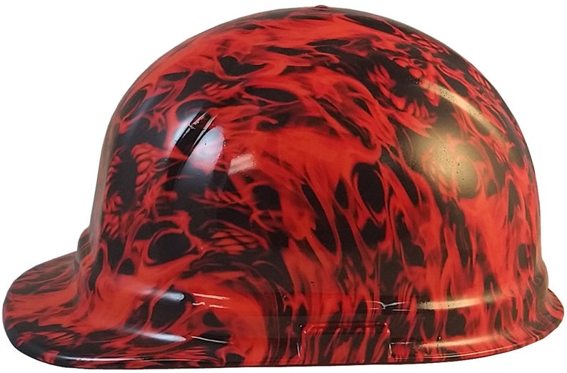Dante's Inferno Hydro Dipped Cap Style Hard Hat With Tote - Etsy