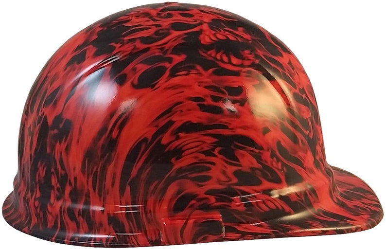 Dante's Inferno Hydro Dipped Cap Style Hard Hat With Tote - Etsy