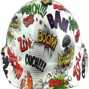 Zoom Bam Boom Hydro Dipped Cap Style Hard Hat With Tote - Etsy