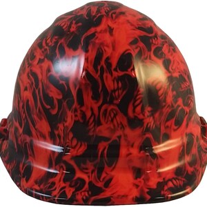 Dante's Inferno Hydro Dipped Cap Style Hard Hat With Tote - Etsy
