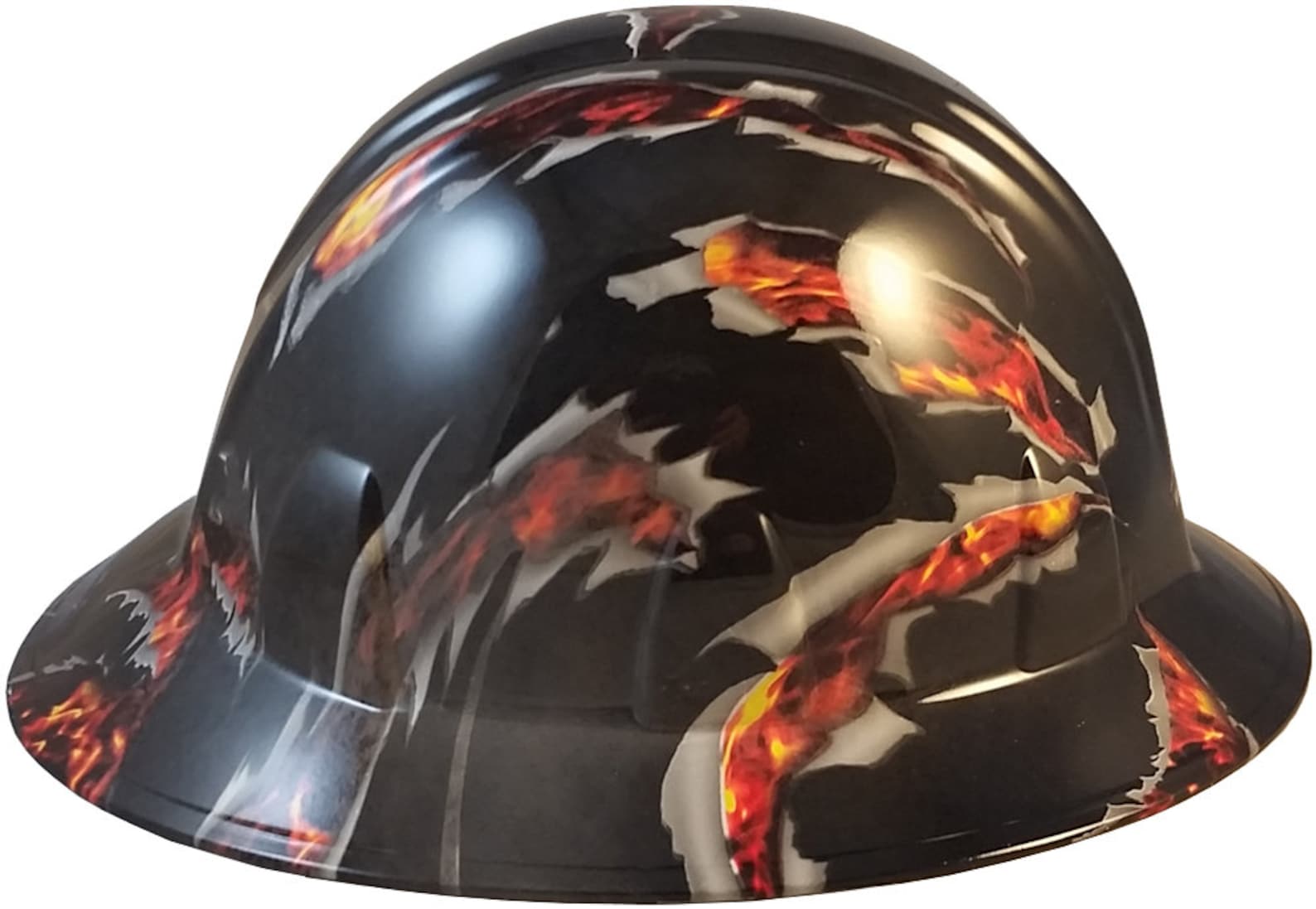 Rip and Tear Full Brim Hydro Dipped Hard Hats With Tote | Etsy