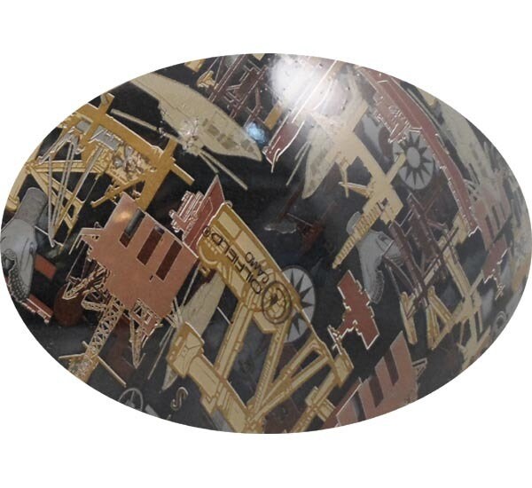 Oilfield Camo White Hydro Dipped Hard Hats Full Brim Style | Etsy