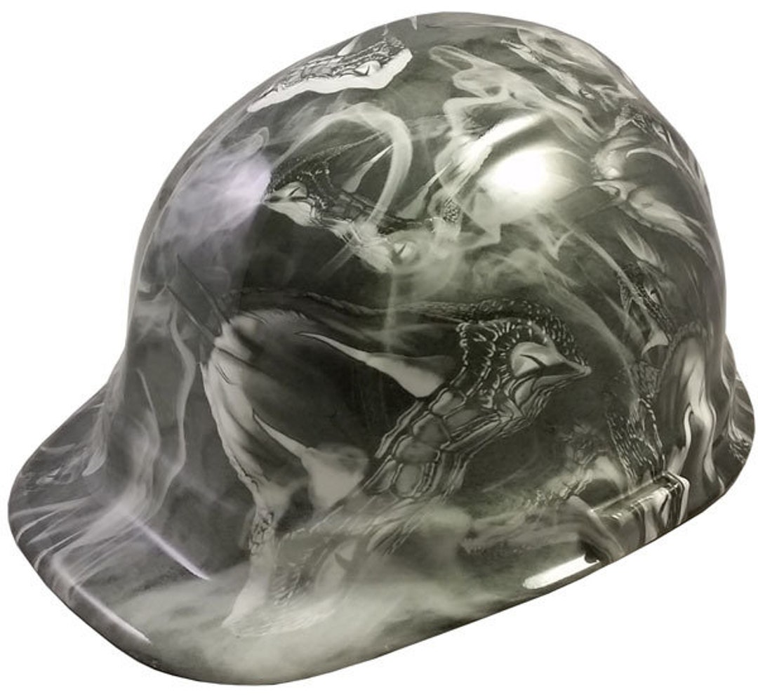 White Venom Snake Hydro Dipped Cap Style Hard Hat With Tote - Etsy