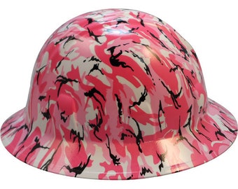 Multicam Camo Hydro Dipped Hard Hats Full Brim Style With Tote | Etsy