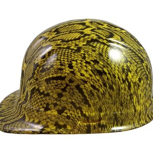Snakeskin Yellow Hydro Dipped Cap Style Hard Hat With Tote - Etsy