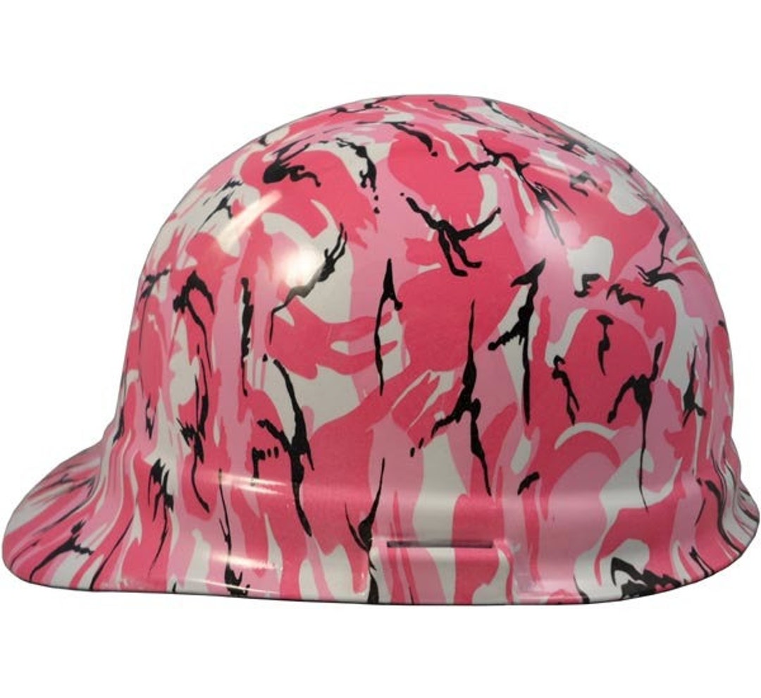 Pink Camo Hydro Dipped Cap Style Hard Hat With Tote - Etsy