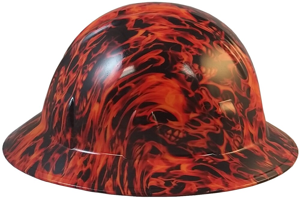 Dante's Inferno Hydro Dipped Hard Hats Full Brim Style | Etsy