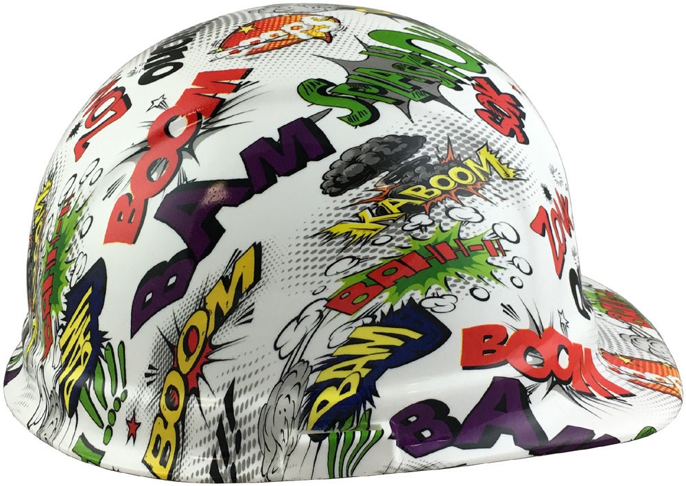 Zoom Bam Boom Hydro Dipped Cap Style Hard Hat With Tote - Etsy