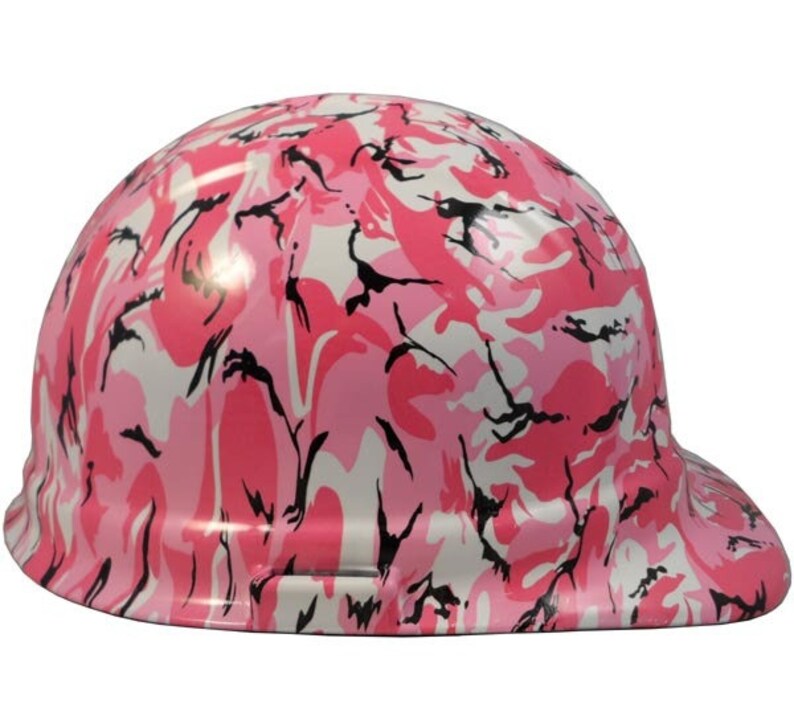 Pink Camo Hydro Dipped Cap Style Hard Hat With Tote - Etsy