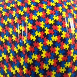 Autism Puzzle Hydro Dipped Hard Hats Full Brim Design With Tote - Etsy