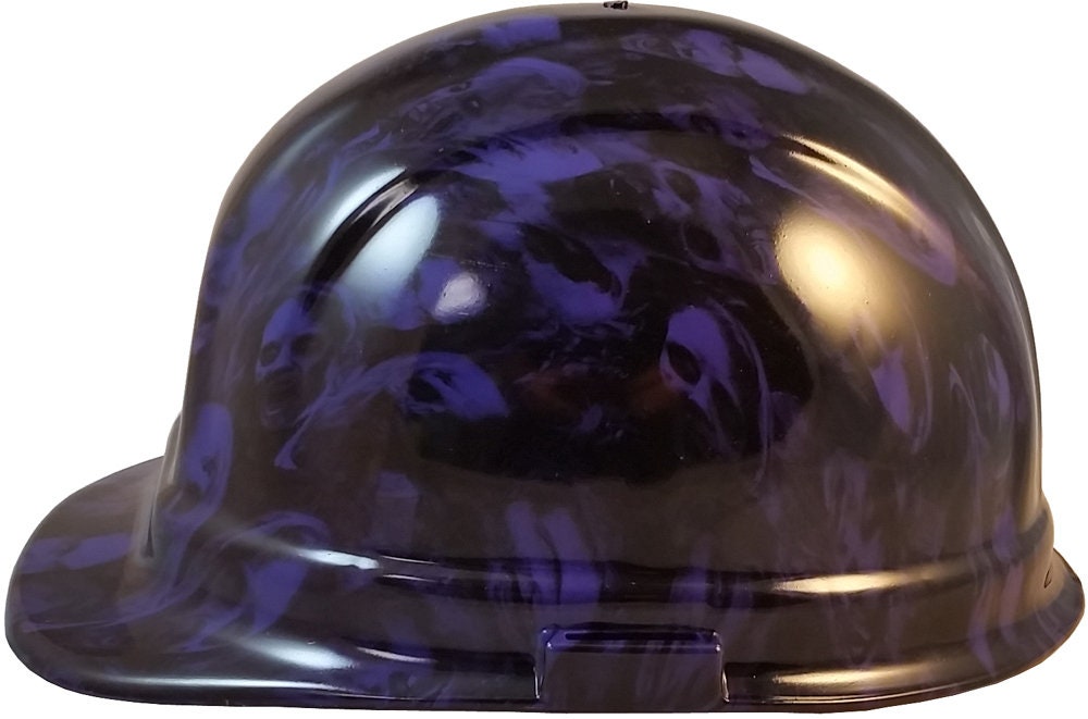 Purple Zombie Hydro Dipped Cap Style Hard Hat With Tote - Etsy