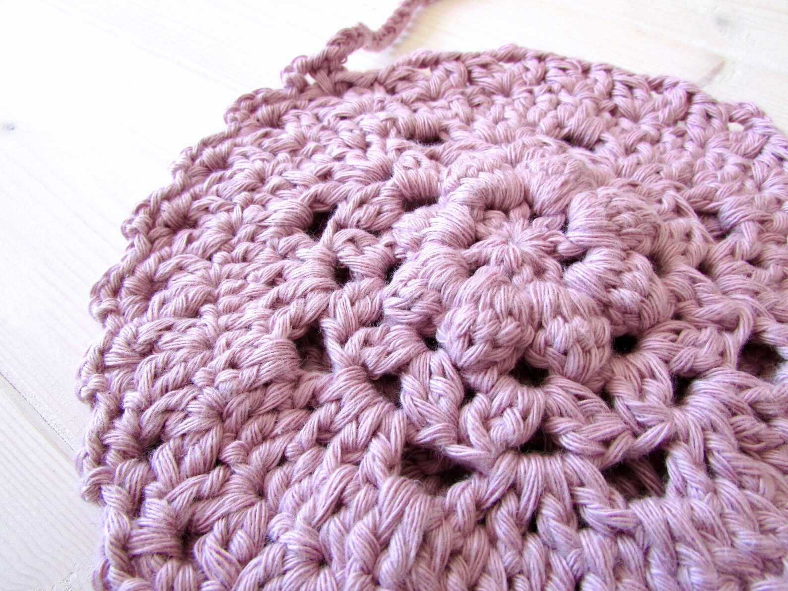 Crochet Willow Bag Written Pattern - Pretty Crochet Circle Purse ...