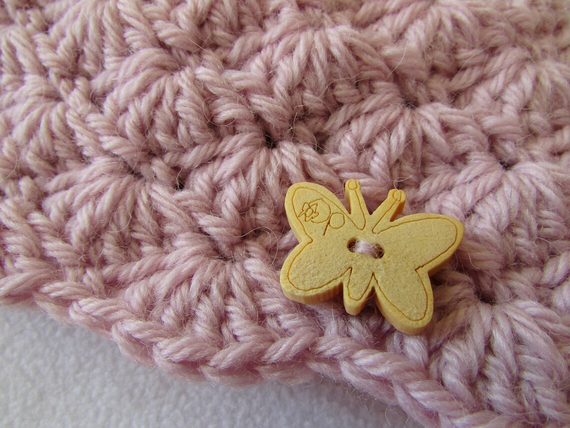 Crochet Shell Stitch Baby Hat Written Pattern - Etsy