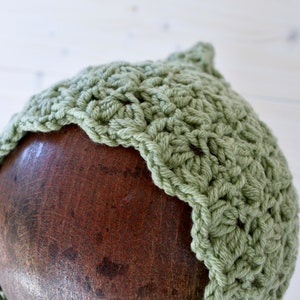 Crochet Zoe Bonnet Written Pattern - Easy Crochet Pixie Bonnet / Hat ...
