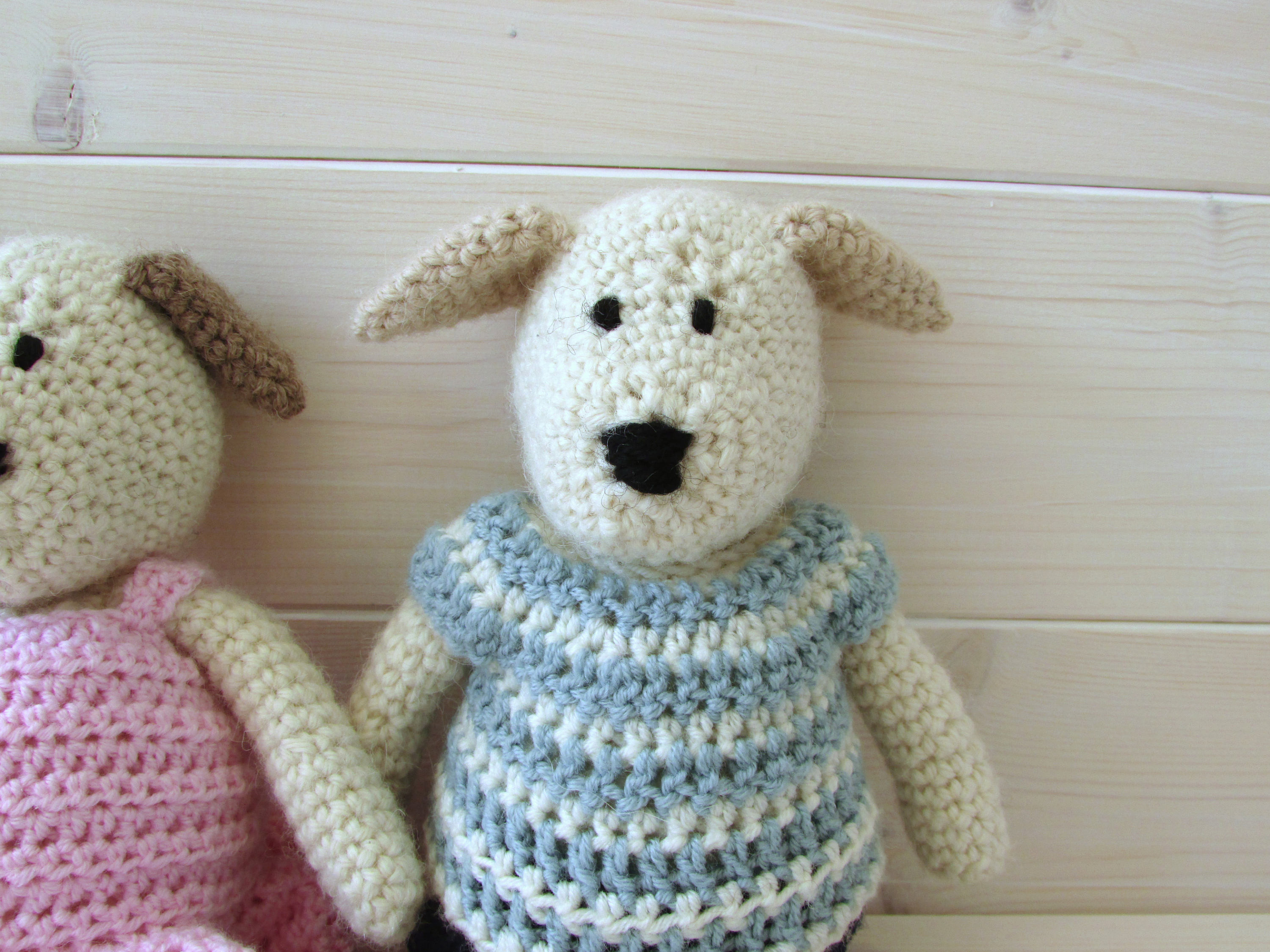 Crochet Dudley and Daphne Dog Written Pattern - Crochet Puppy Pattern ...