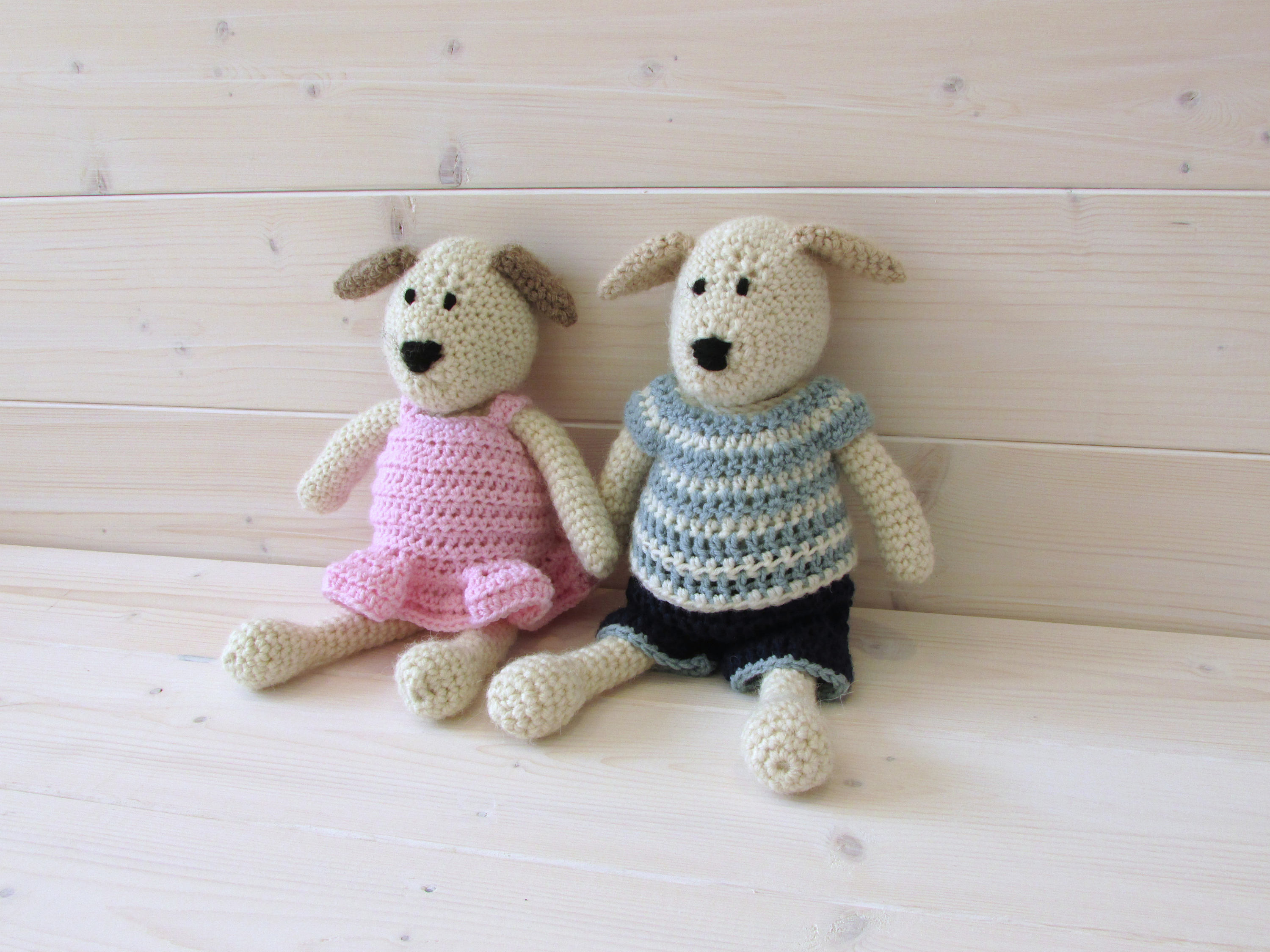 Crochet Dudley and Daphne Dog Written Pattern - Crochet Puppy Pattern ...
