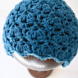 Crochet Zoe Bonnet Written Pattern - Easy Crochet Pixie Bonnet / Hat ...
