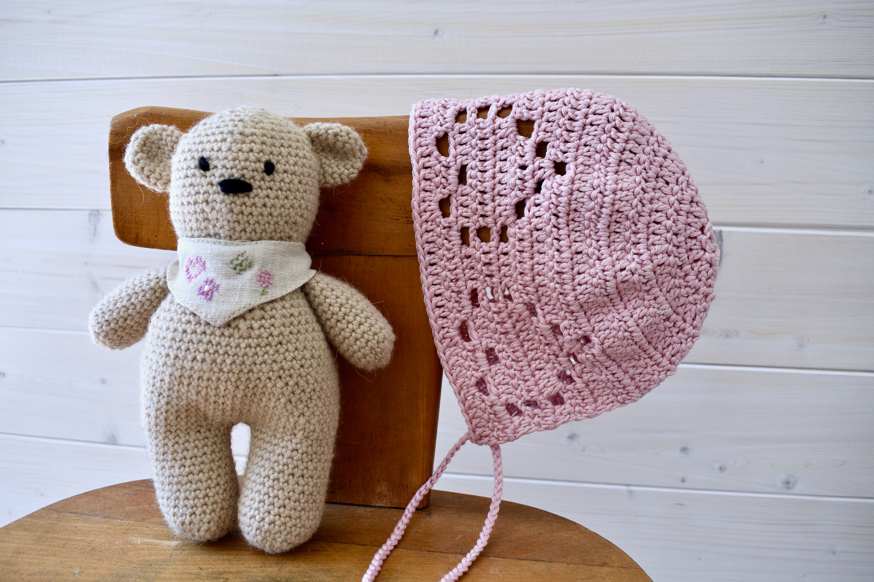 Crochet Emma Bonnet Written Pattern Cute Baby Bonnet / Hat | Etsy