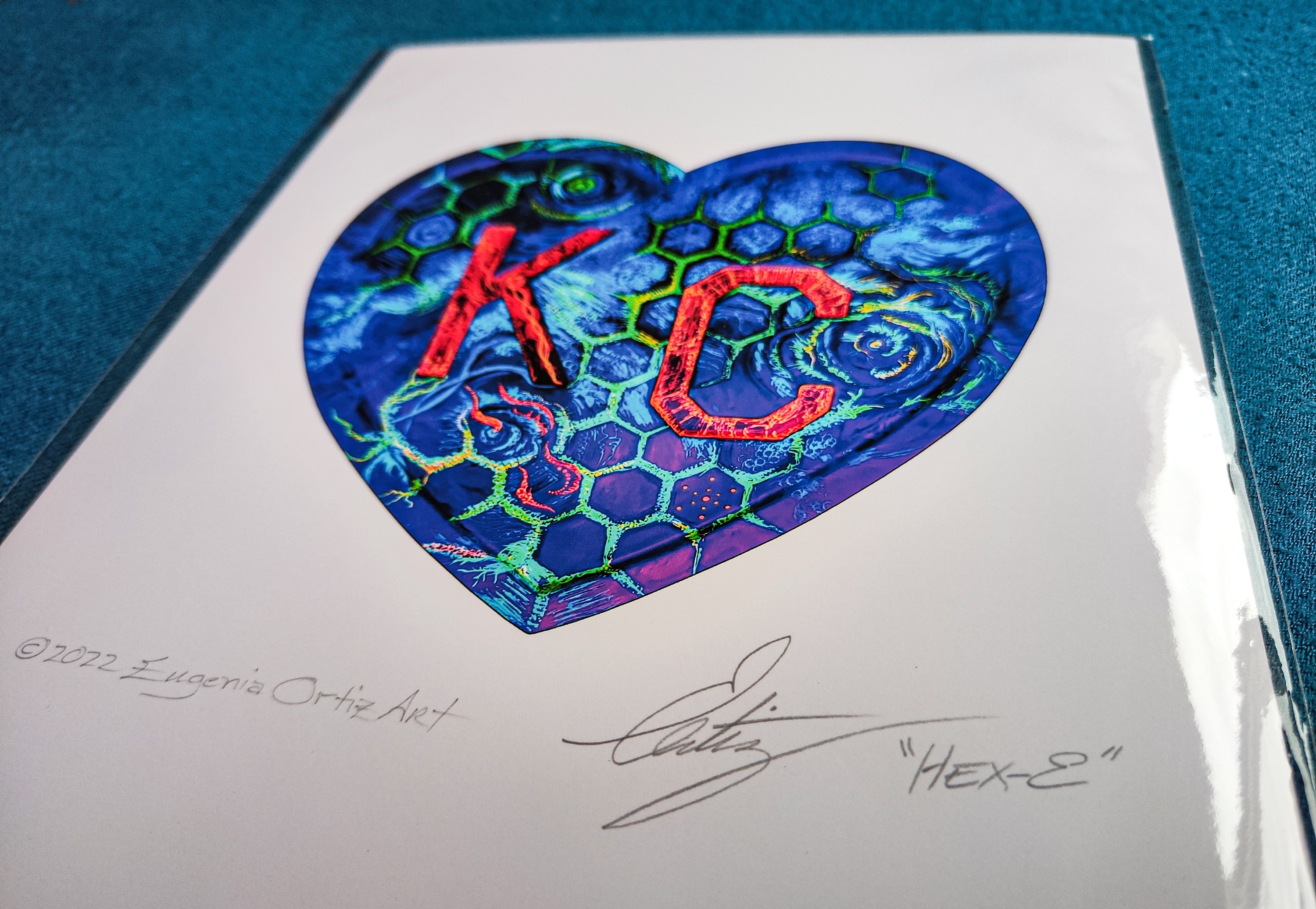 Gicleé Print of Parade of Hearts KC Heart Hive - Etsy