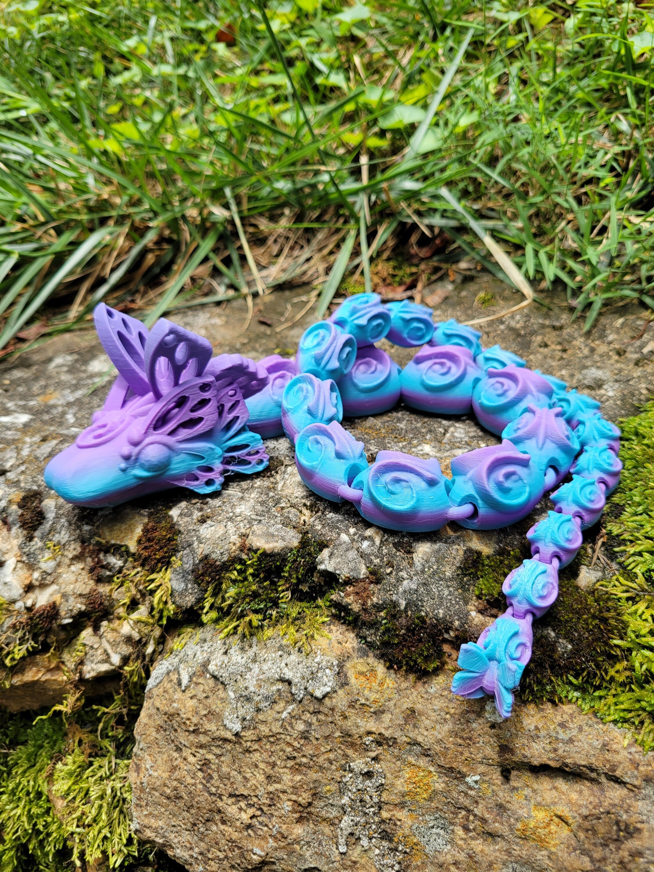 Adopt Flutter the Butterfly Snake Dragon 3D Printed Extra Long Fidget ...