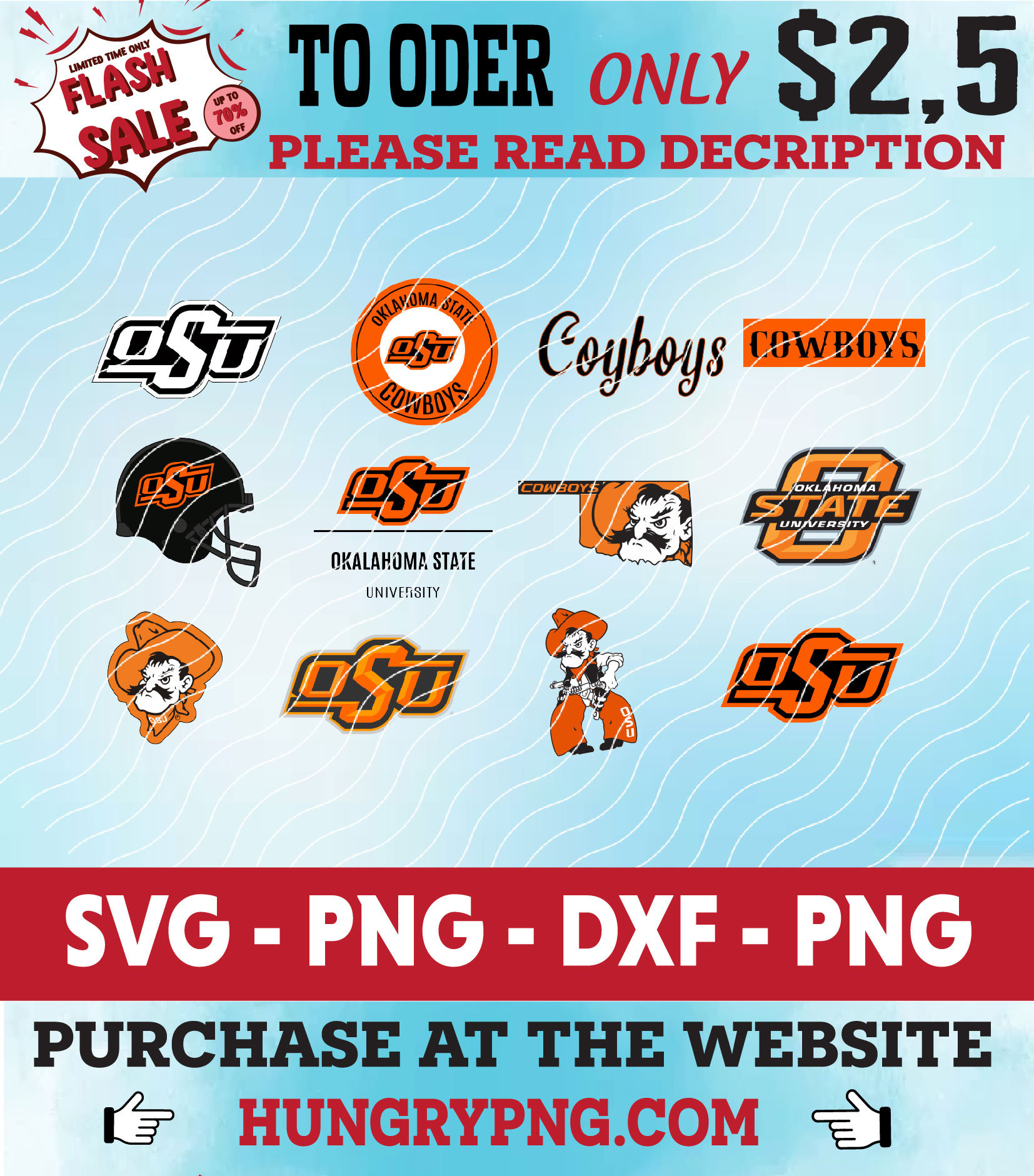 Oklahoma-state Football Team Svg Oklahoma-state Svg - Etsy