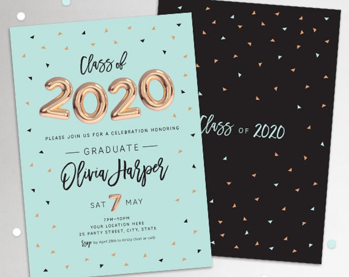 Graduation Invitation 2022 PRINTABLE Graduation Invitations Graduation ...